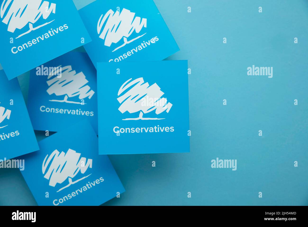 LONDON, UK - July 2022: Conservative United Kingdom political party ...