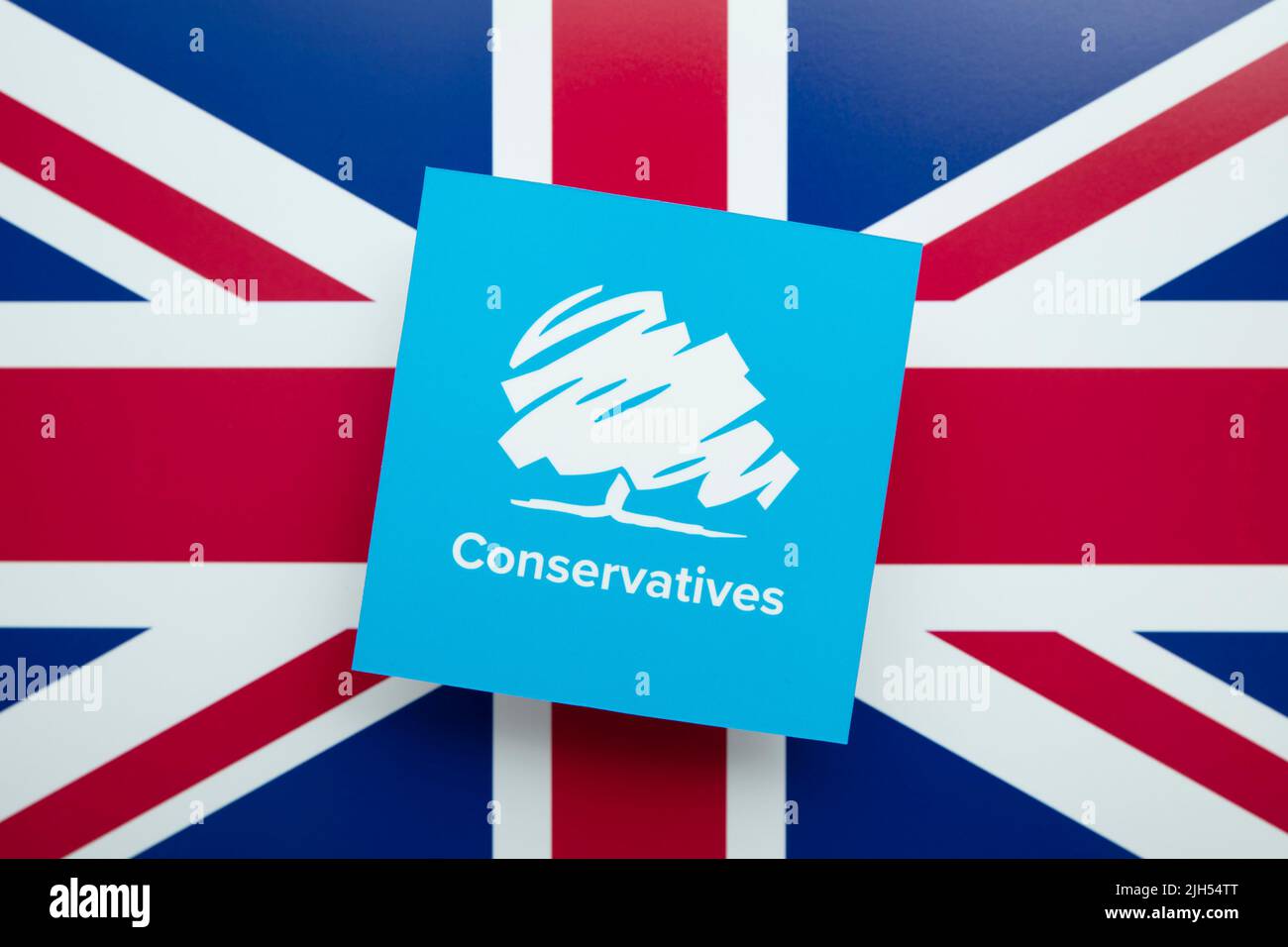 LONDON, UK - July 2022: Conservative United Kingdom political party ...
