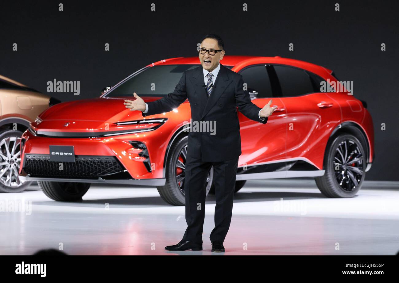 Chiba, Japan. 15th July, 2022. Japan's automobile giant Toyota Motor ...