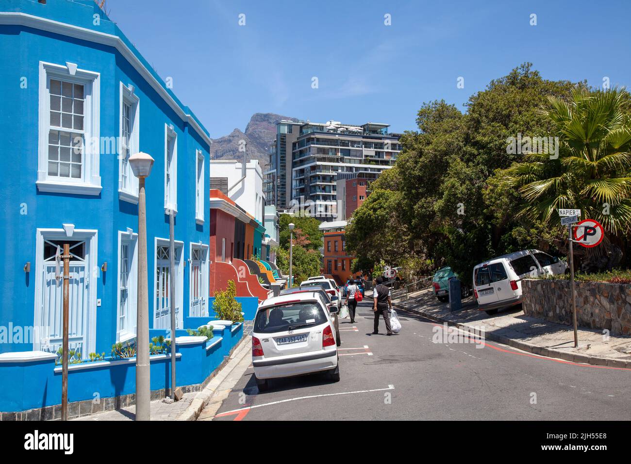 Intersection of Napier and Waterkant Streets in Green Point , Cape Town ...