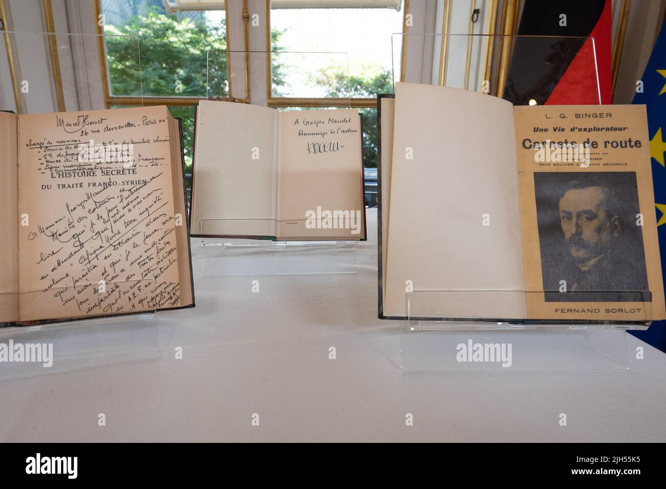 Paris, France. 15th July, 2022. Ceremony for the return to Georges ...