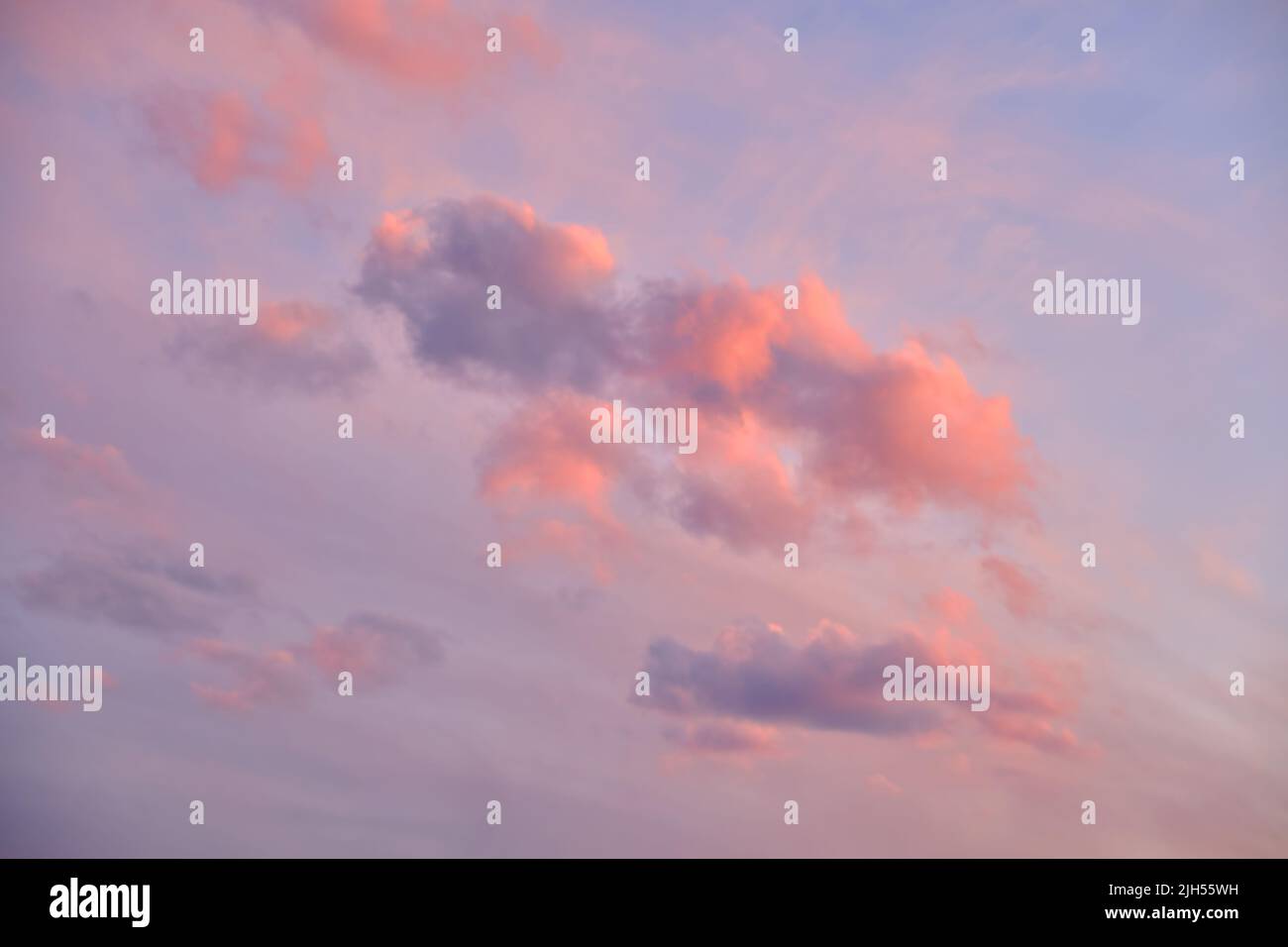 Colorful cloudy sky at sunset. Gradient color. Sky texture, abstract ...