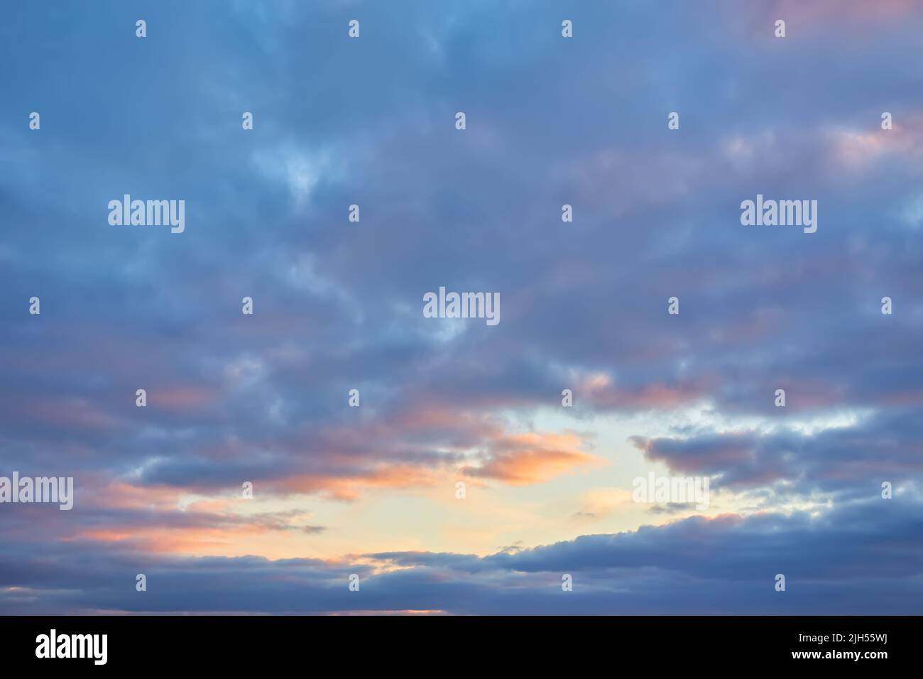 Colorful cloudy sky at sunset. Gradient color. Sky texture, abstract ...