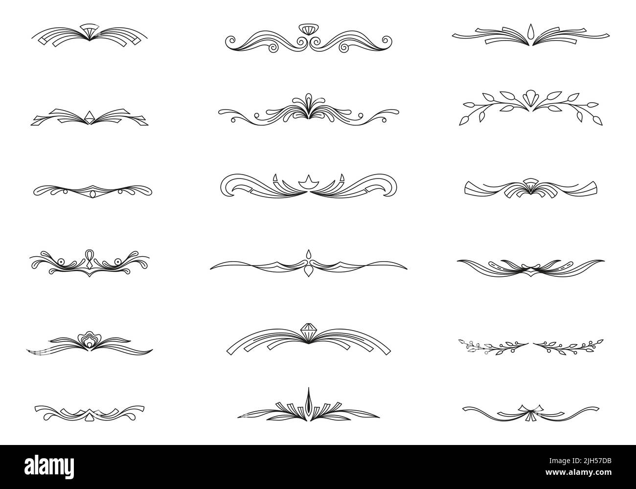 Text separators Stock Vector Images - Alamy