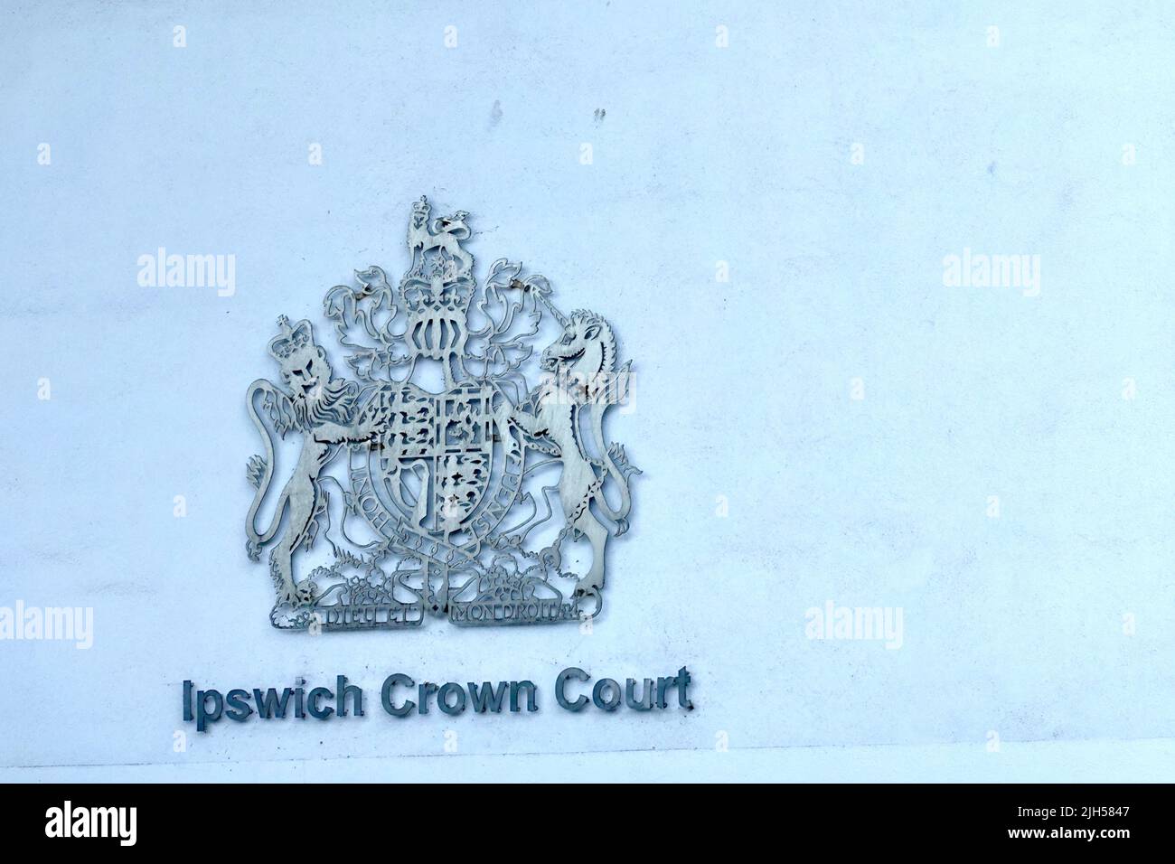 Ipswich, Suffolk, UK - 15 July 2022: Ipswich Crown Court in Russell ...