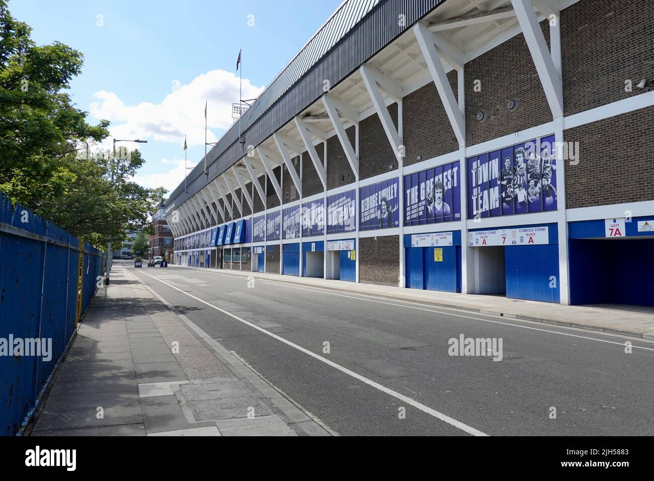 Ipswich, Suffolk, UK - 15 July 2022: Ipswich Town FC ground at Portman ...