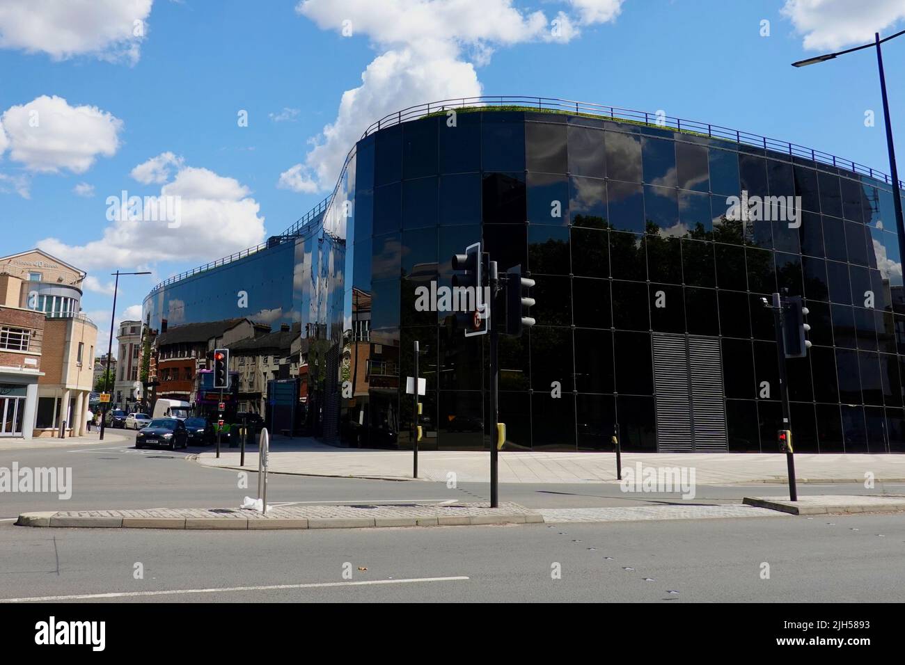 Ipswich, Suffolk, UK - 15 July 2022: The grade 1 listed Willis Building ...