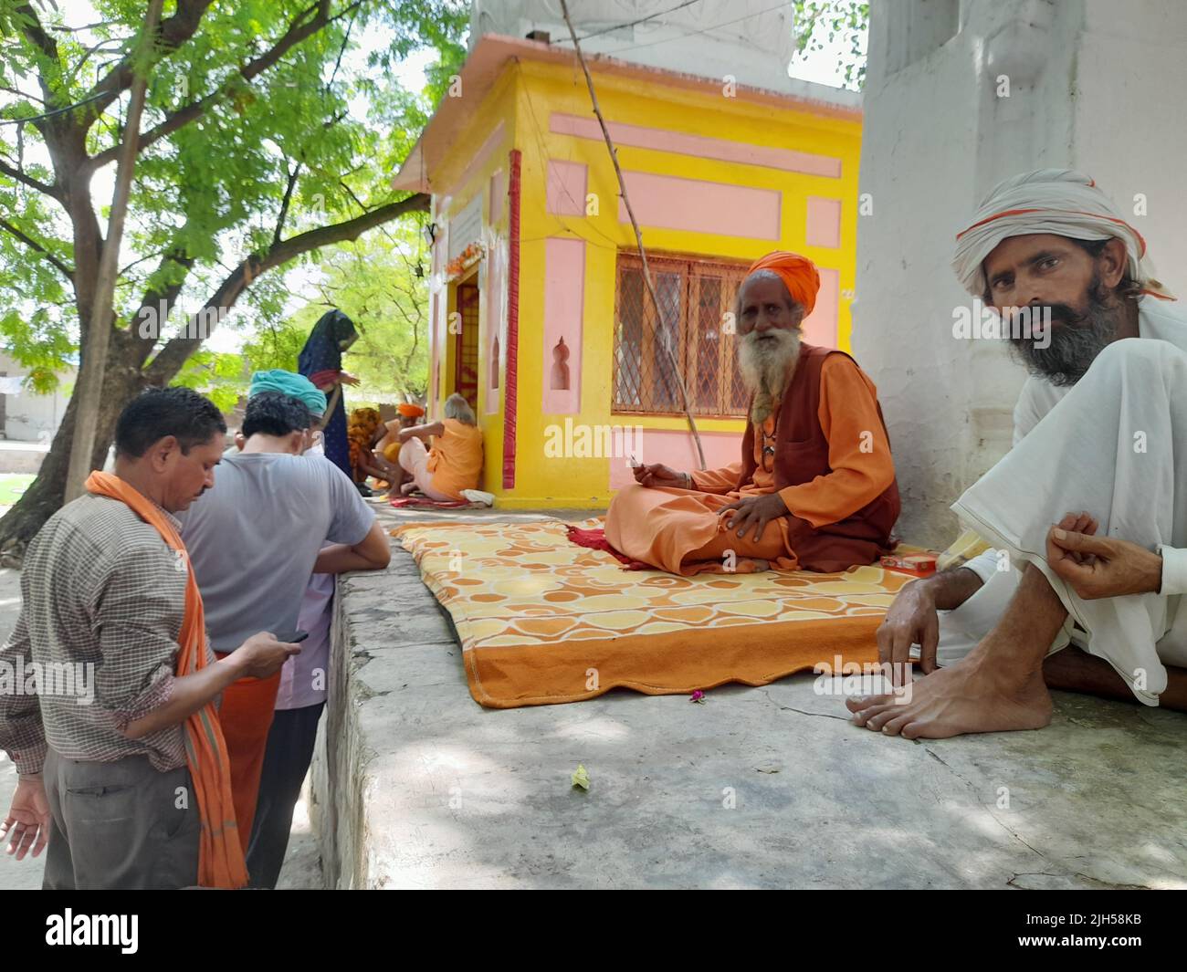 Hindu devotees gathered to celebrate and offer prayers to their Guru on ...