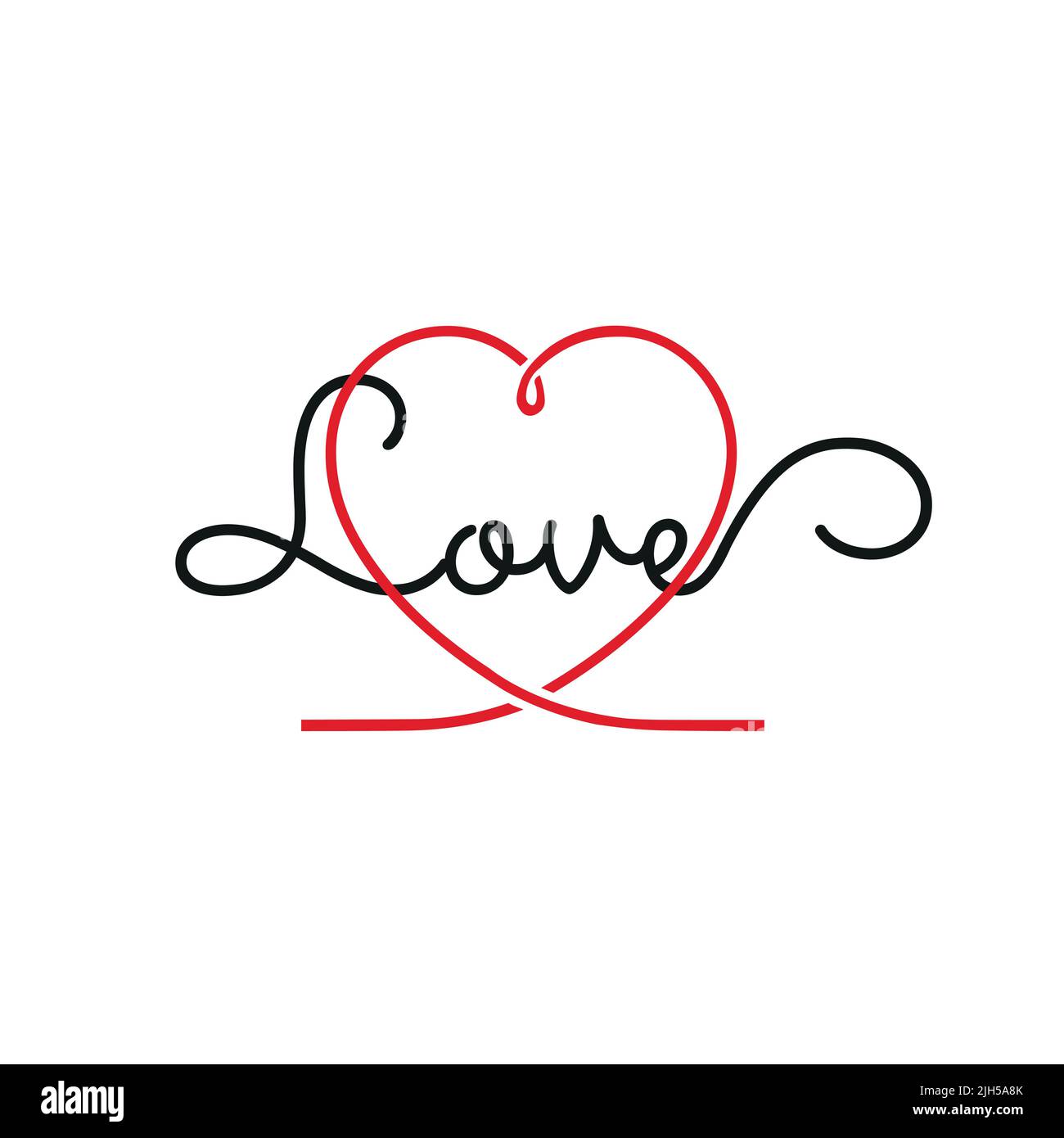 Fingerprint, Heart illustration. Happy Valentine's Day. Modern ...