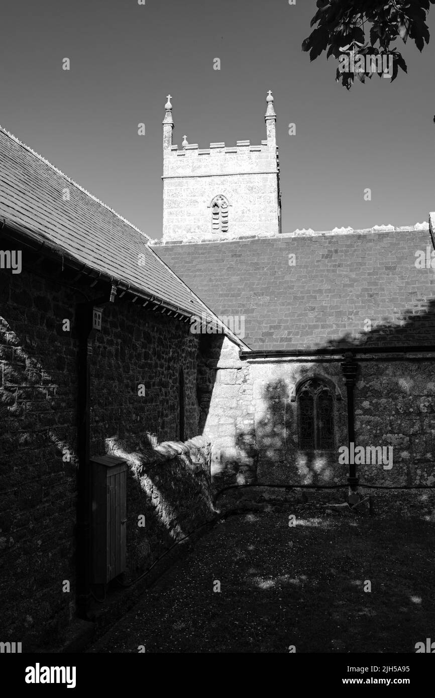 Wendron: St Wendrona Parish Church, Cornwall Stock Photo - Alamy