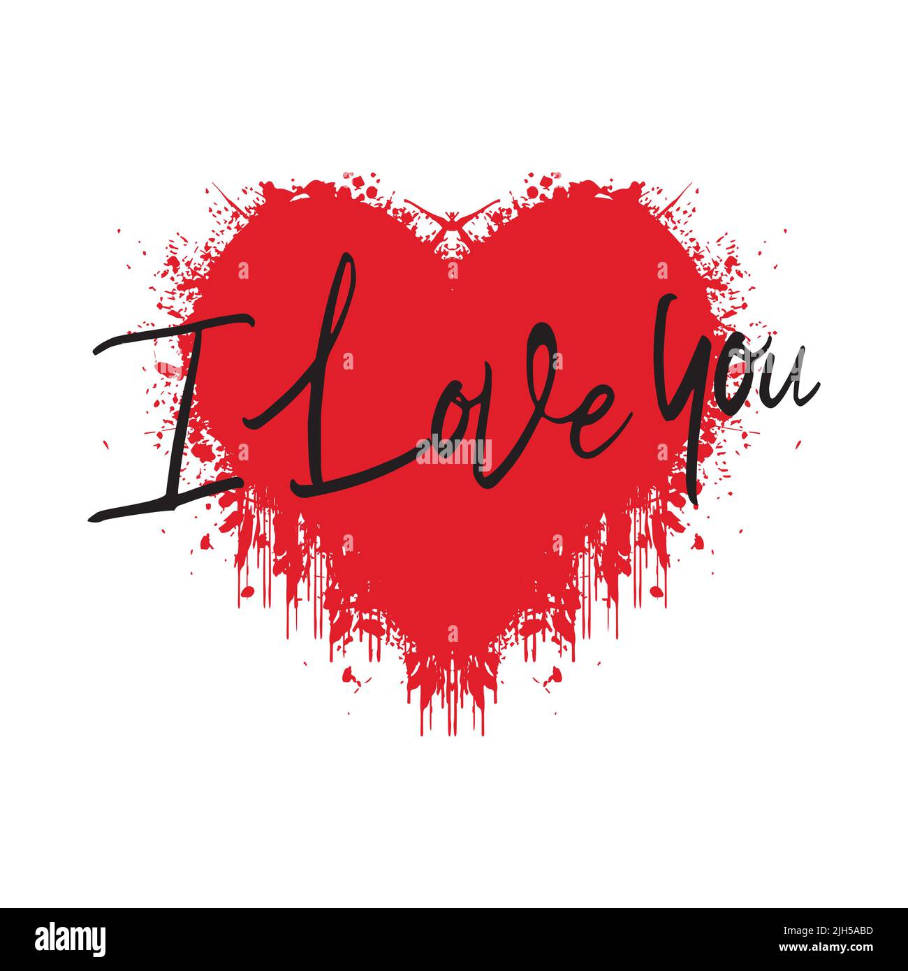 Fingerprint, Heart illustration. Happy Valentine's Day. Modern ...