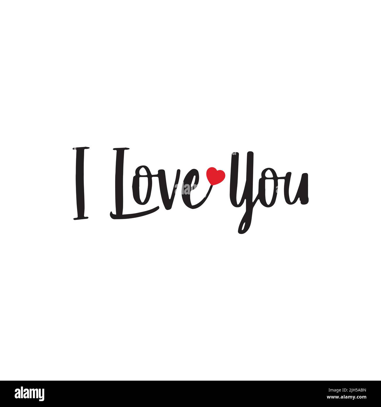 Love word hand drawn lettering. Modern calligraphy script love text ...