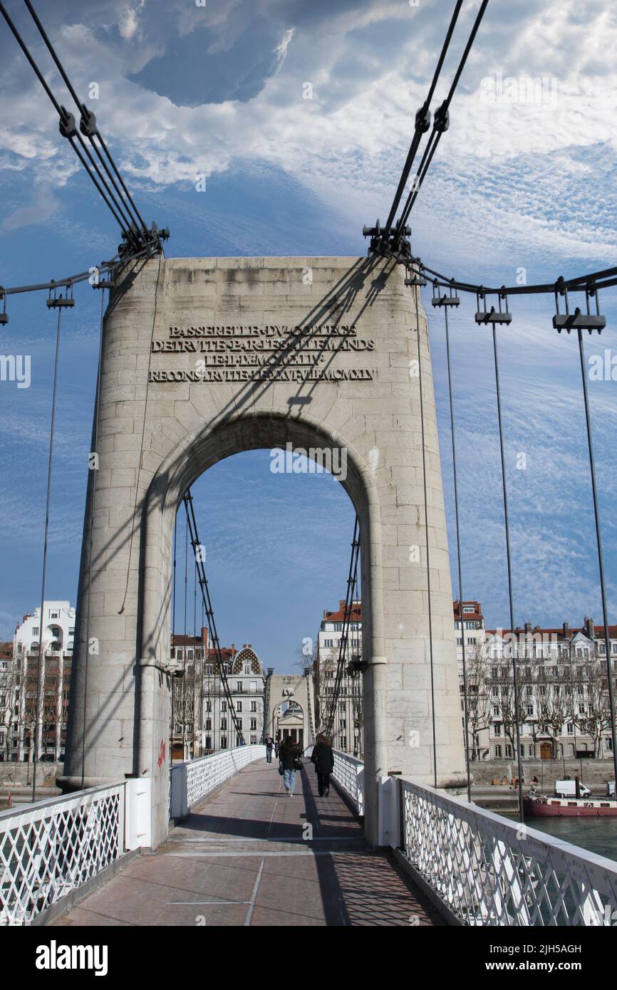 Bridge over the rhone river hi-res stock photography and images - Alamy