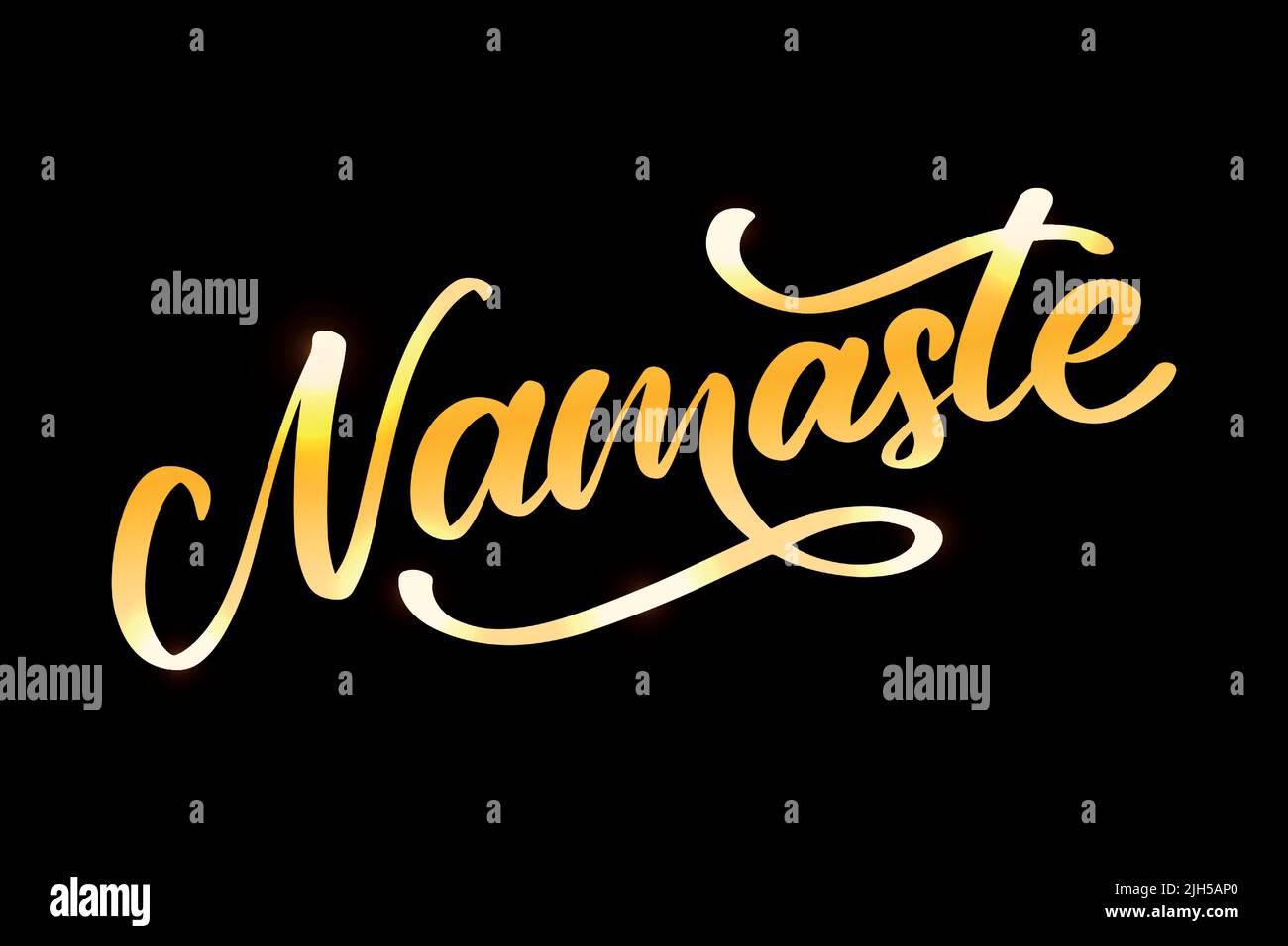 Namaste lettering Indian greeting, Hello in Hindi T shirt hand lettered ...