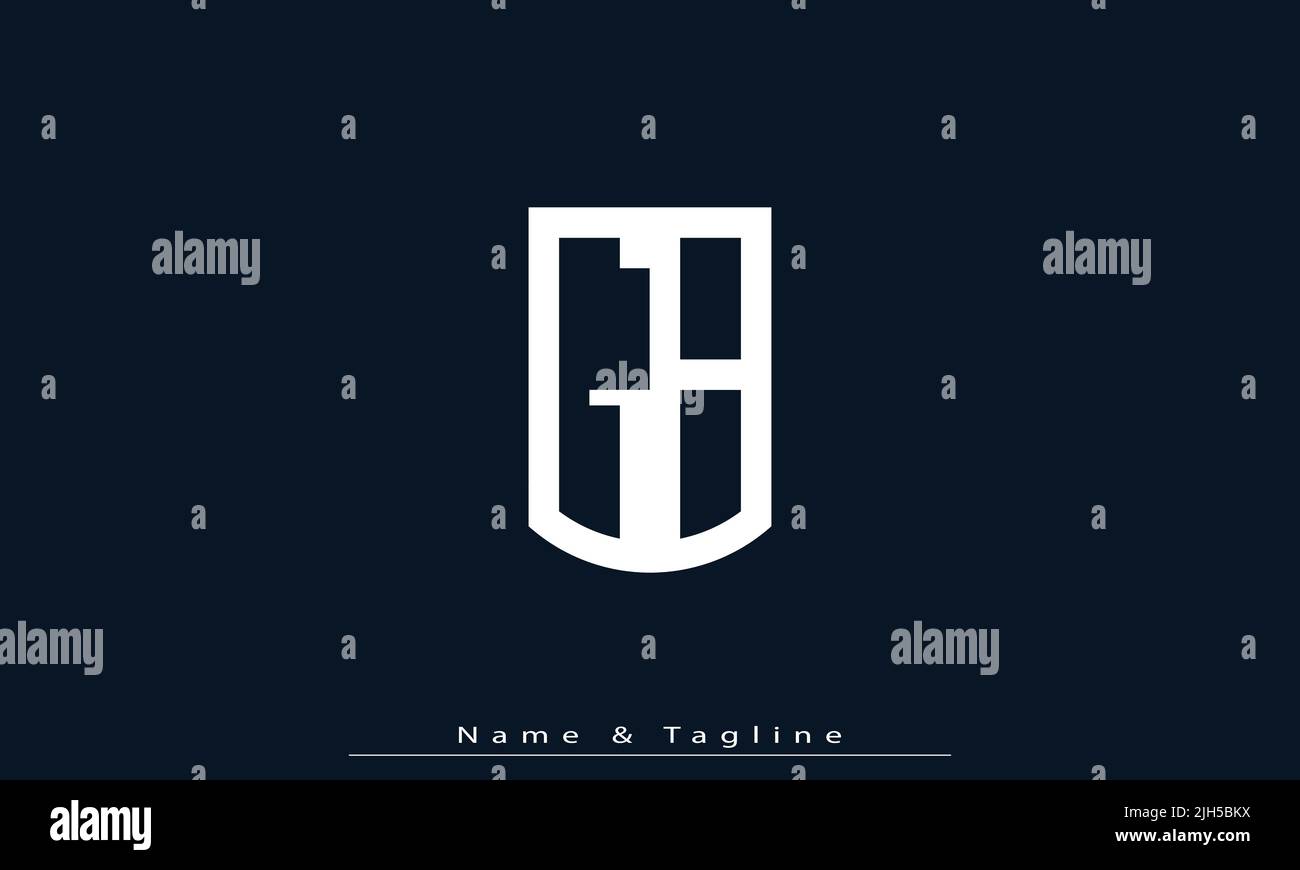 Alphabet letters Initials Monogram logo GB , BG Stock Vector Image ...