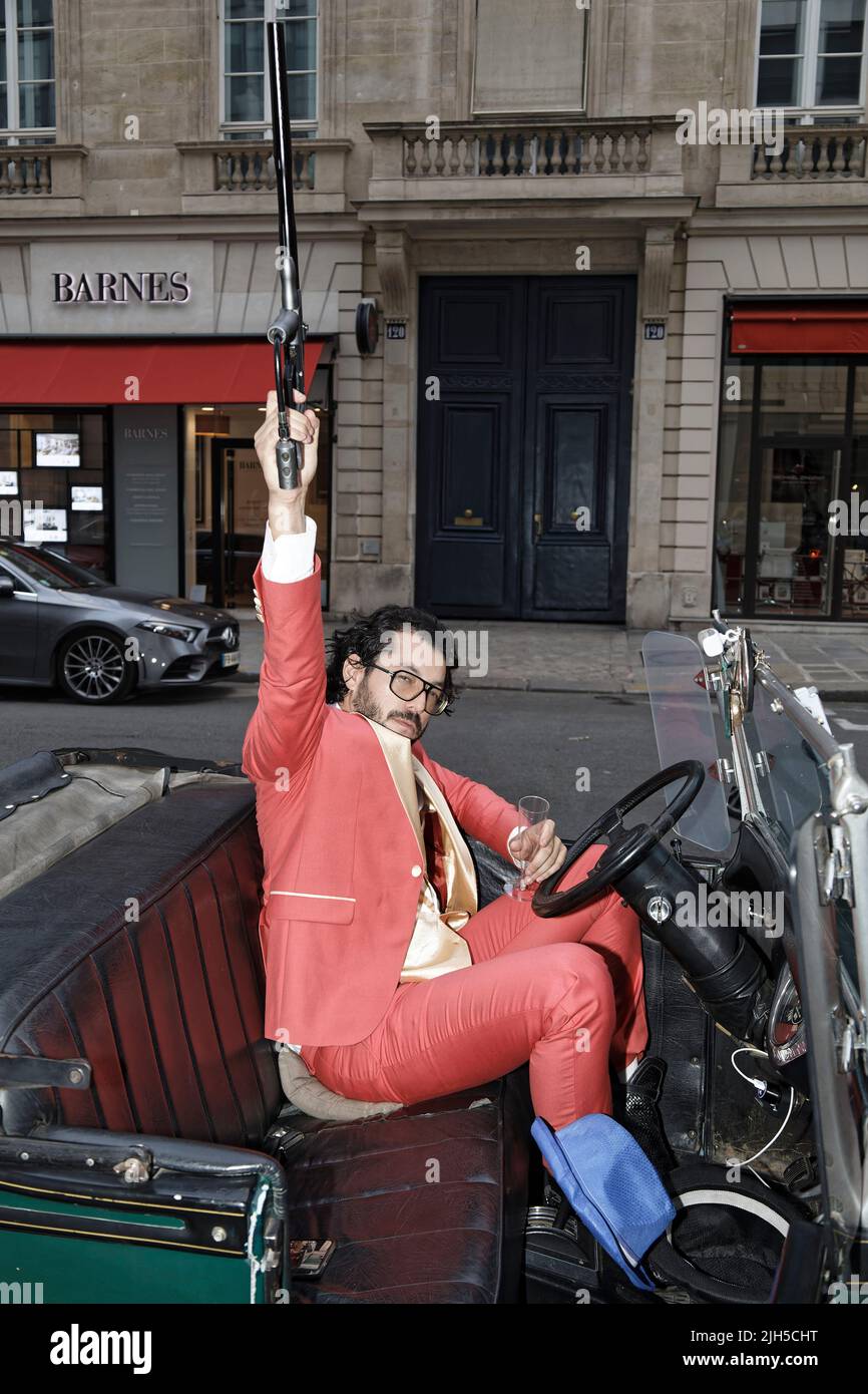 Paris, France. 6th July, 2022. Enzo Malone attends the Anggy Haif ...