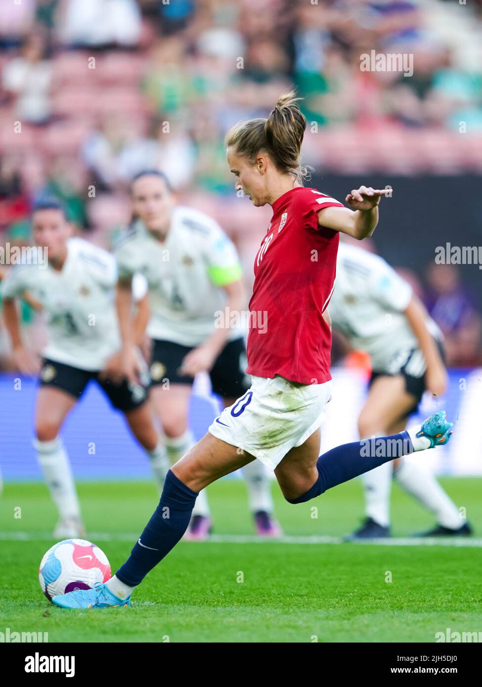 Southampton, UK. 07th July, 2022. Southampton, England, July 7th 2022: Caroline Graham Hansen ...