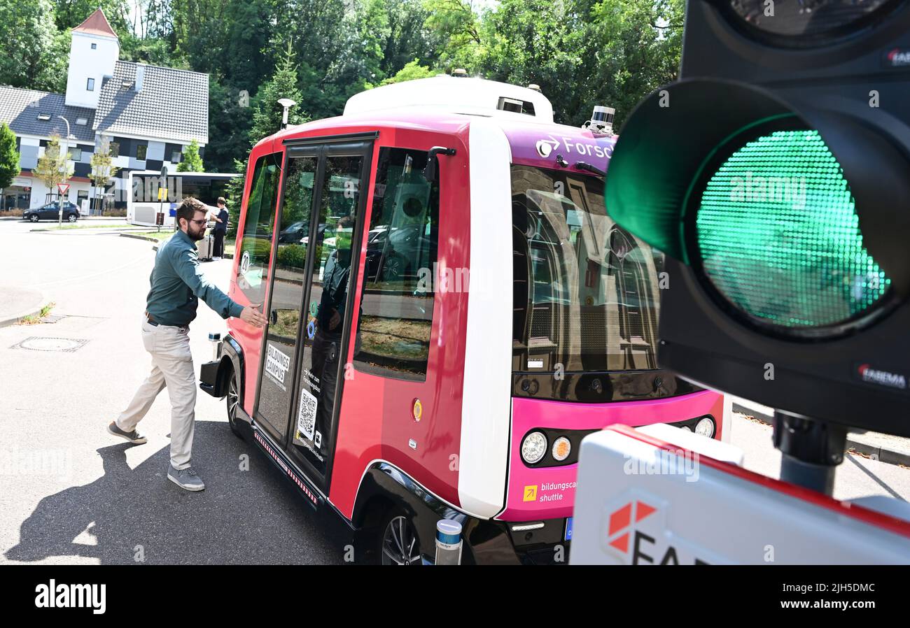 Bad Wimpfen, Germany. 15th July, 2022. The first official ride of the ...