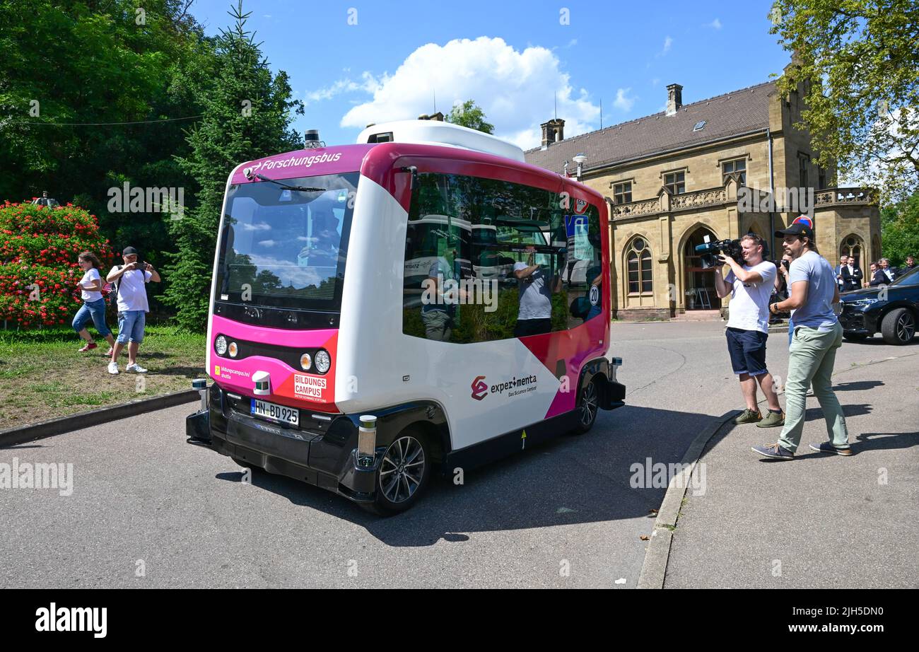 Bad Wimpfen, Germany. 15th July, 2022. During the first official trip ...