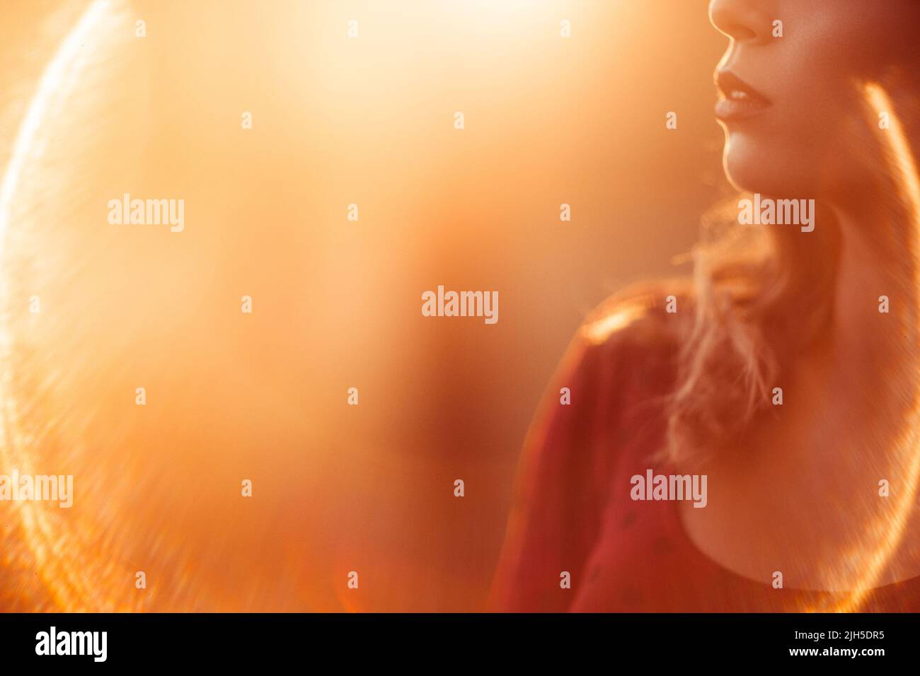 Unrecognizable portrait beautiful young hi-res stock photography and ...