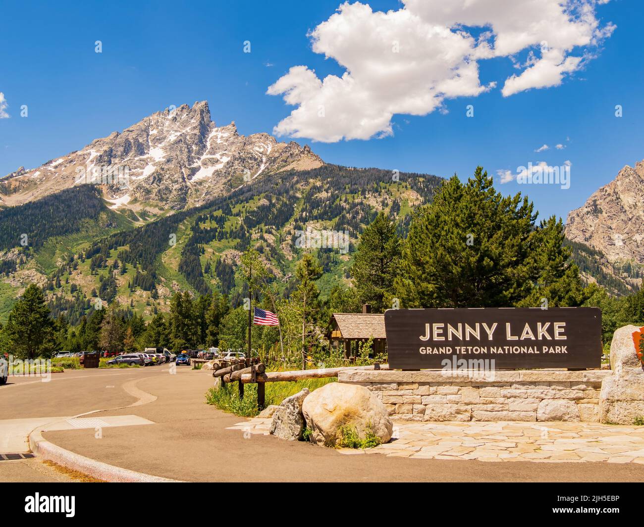 Grand teton national park sign hi-res stock photography and images - Alamy