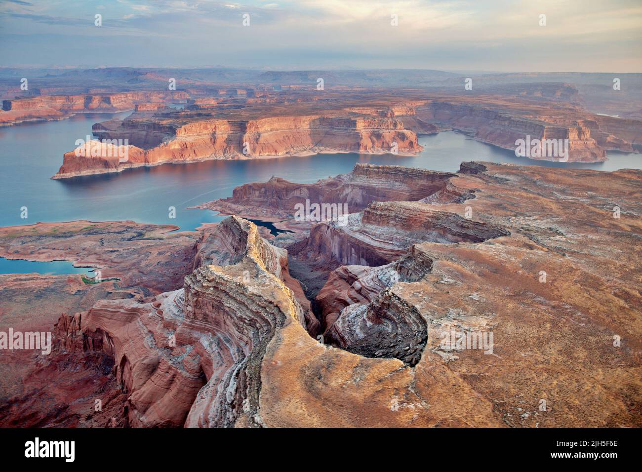 aerial view of Lake Powell Stock Photo - Alamy