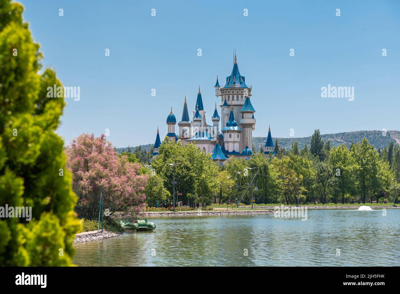 Sazova Park in Eskisehir, Turkey. (Science, Art and Culture Park) Fairy ...
