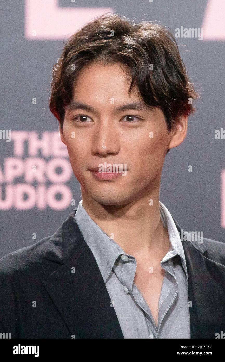 Sota Fukushi attends 'The Head' photocall at Adisar Studios in Madrid Stock Photo - Alamy