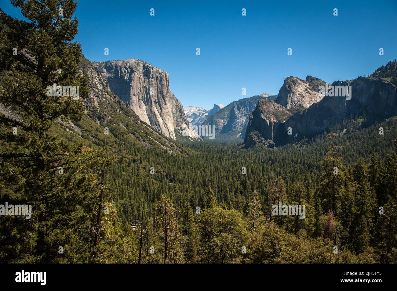 Yosemite - Inspiration Point Stock Photo - Alamy