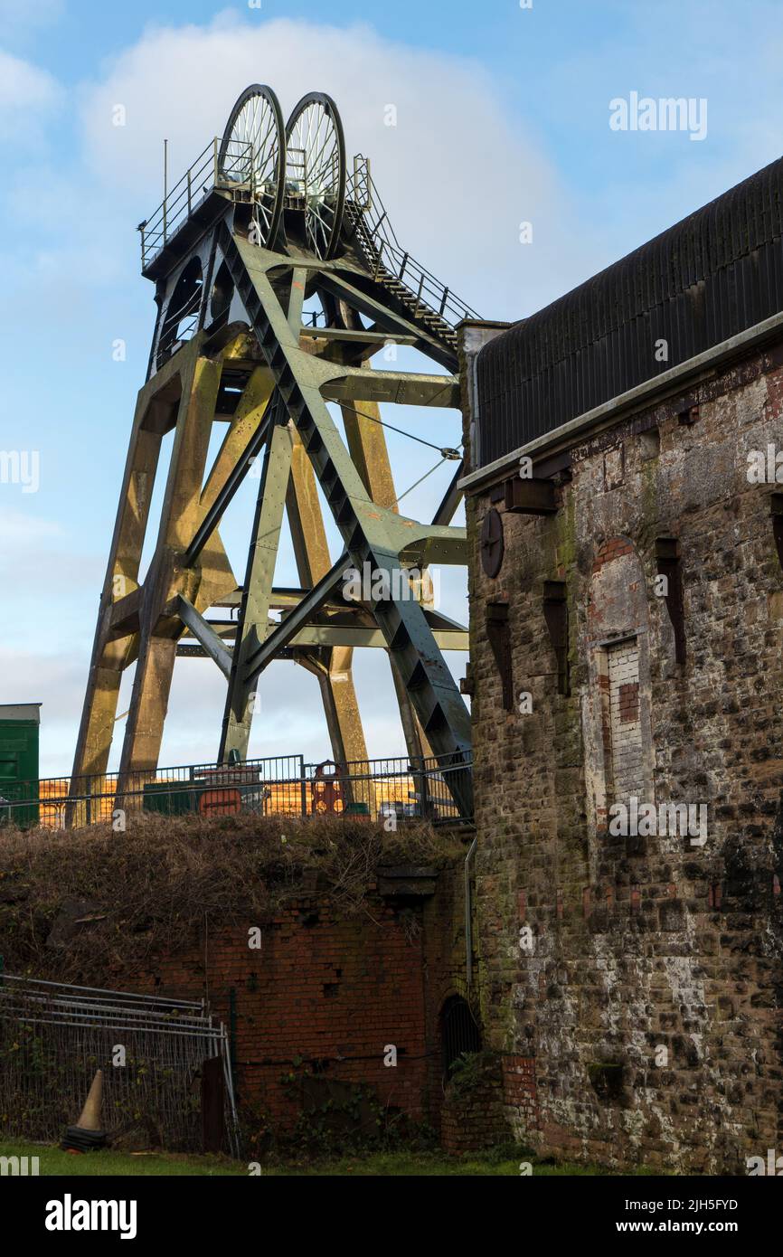The Pleasley Pit head Stock Photo - Alamy