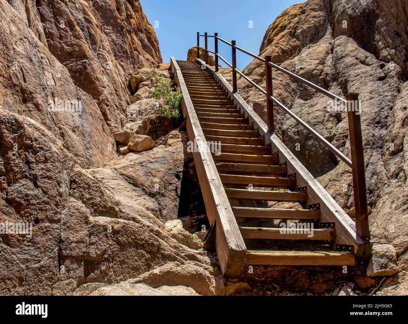 Stairs leading mountain top hi-res stock photography and images - Alamy
