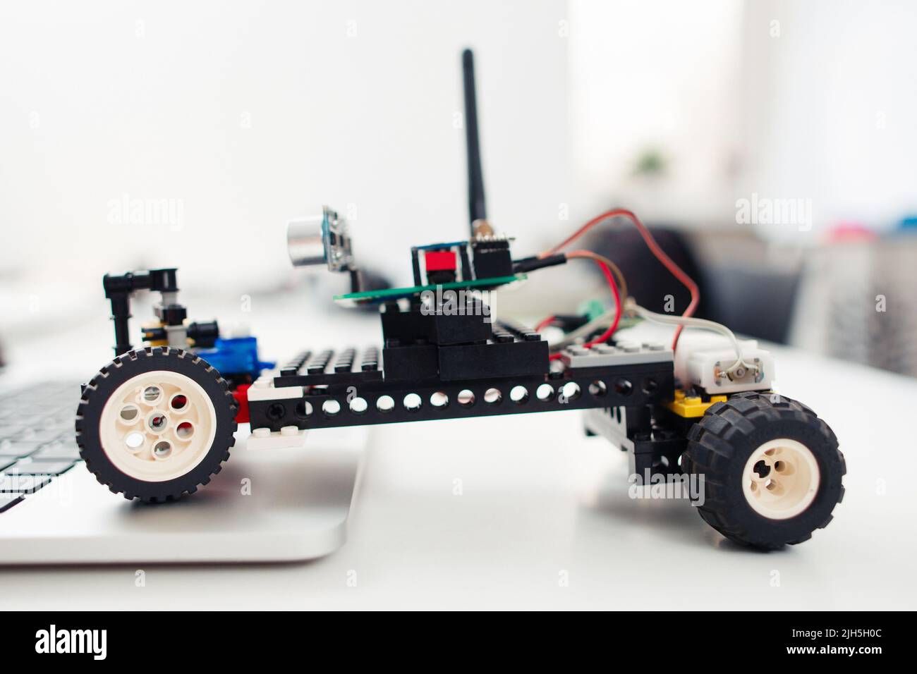 Handmade rc car from children construction Stock Photo - Alamy