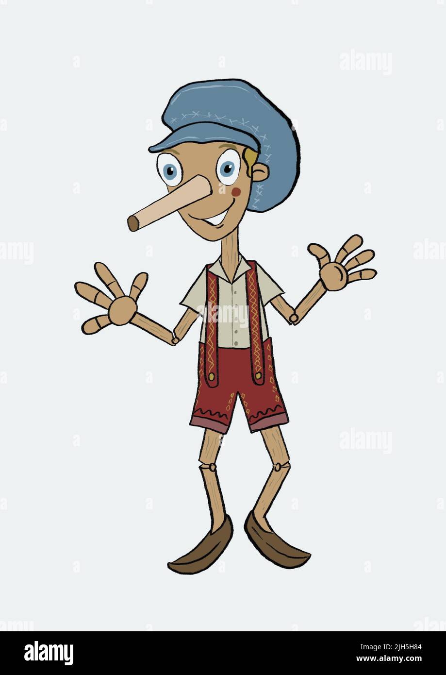 Pinocchio drawing hi-res stock photography and images - Alamy