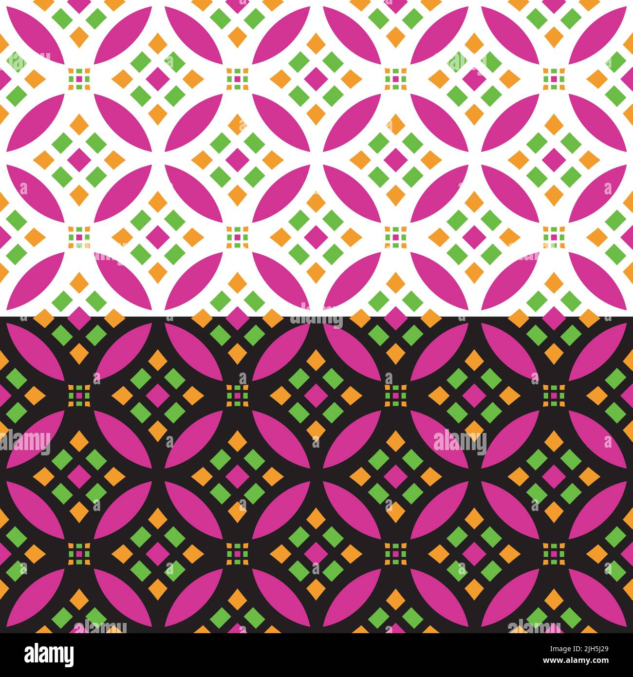 Colorful ornamental seamless pattern. Geometrical grid cartoon design ...