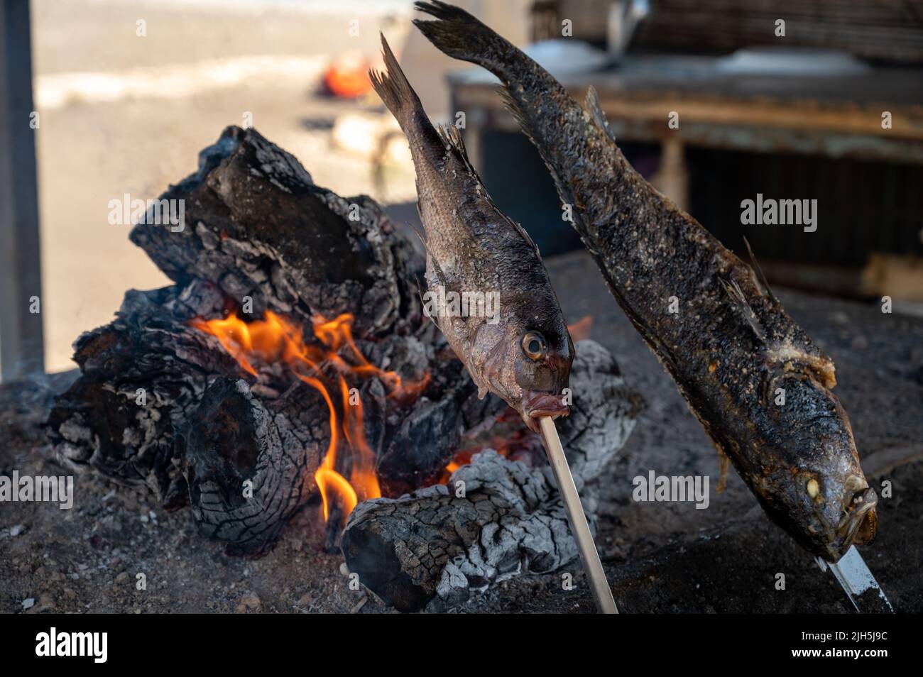 Espetos preparation hi-res stock photography and images - Alamy