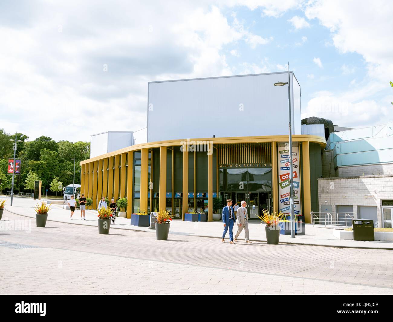University of Warwick, Coventry, UK. The front of the Warwick Arts Centre building Stock Photo ...