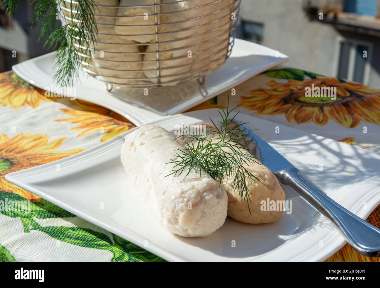 Artisan homemade organic white hard goat cheese from small goat farm in ...