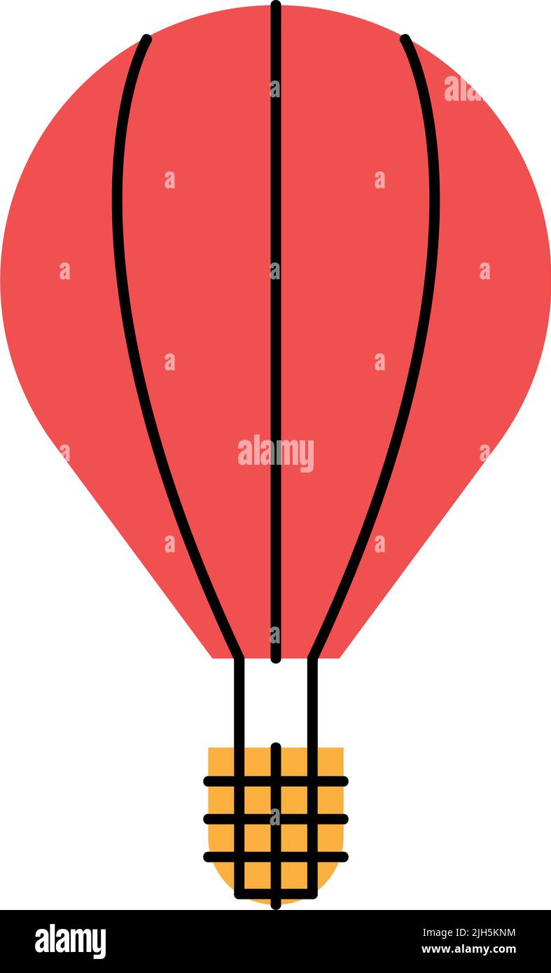 balloon air hot mean transport icon Stock Vector Image & Art - Alamy
