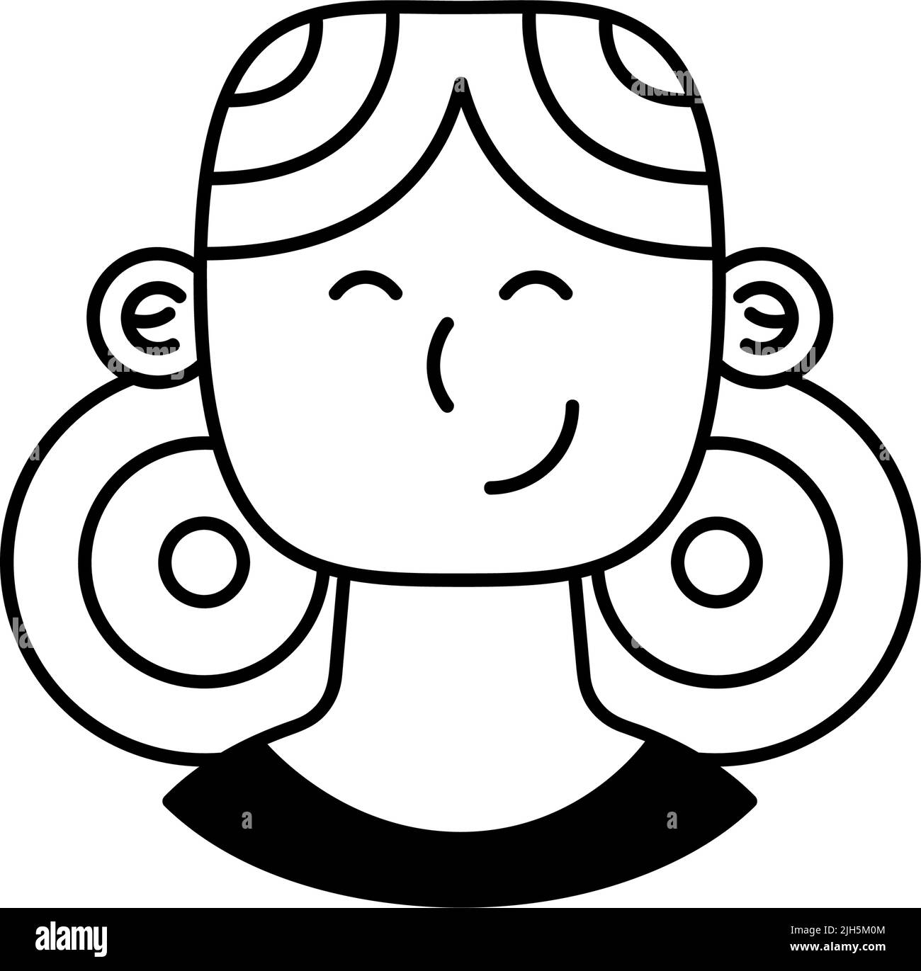 blond woman avatar character icon Stock Vector Image & Art - Alamy