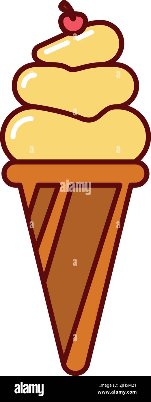Yelow dessert Stock Vector Images - Alamy