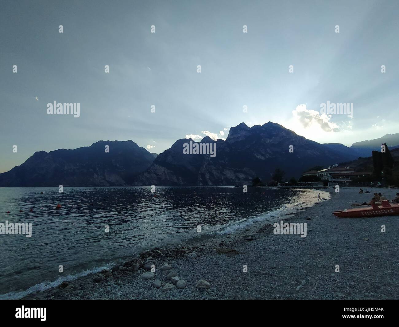 View of Garda Lake in Italy Stock Photo - Alamy