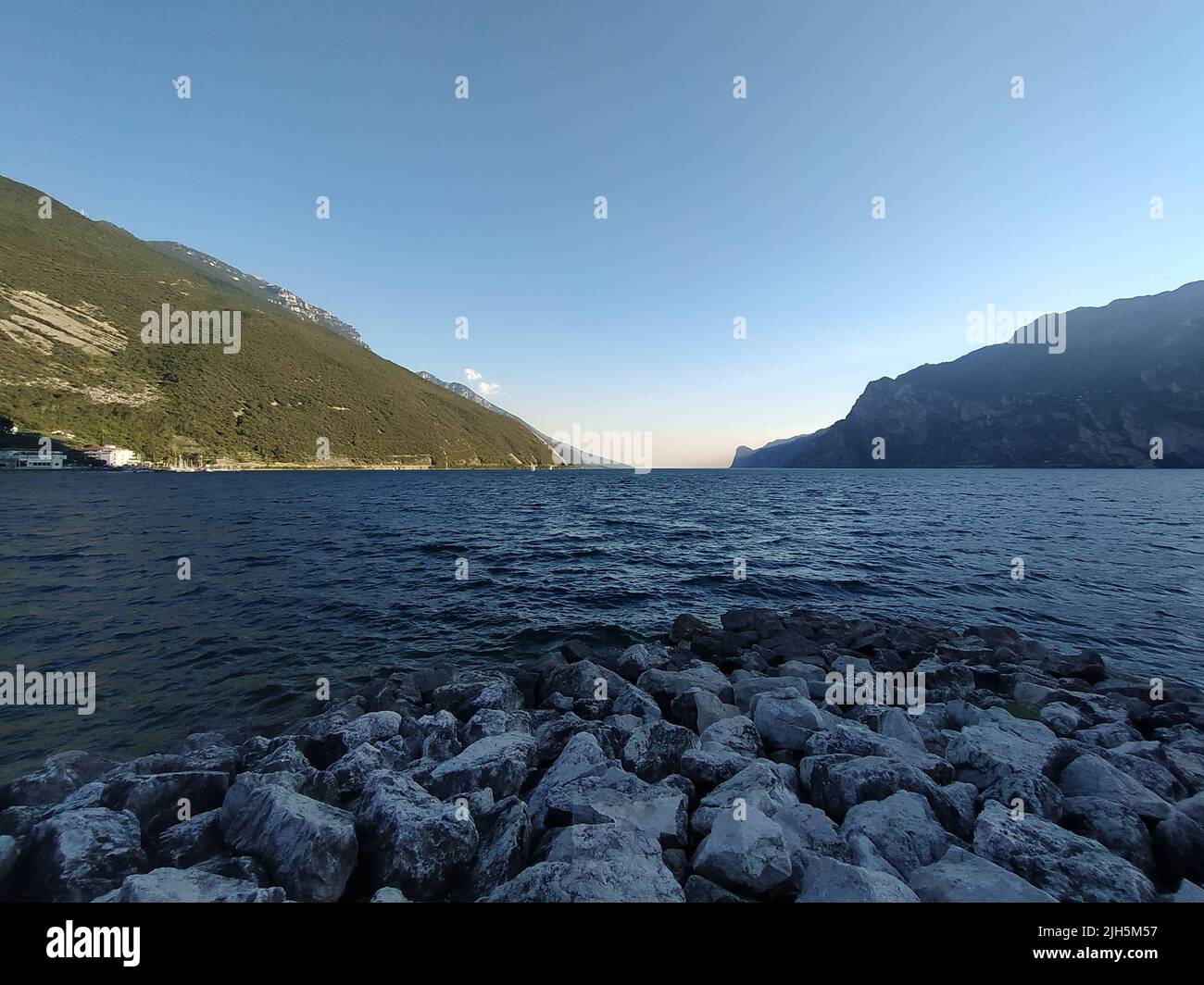 Beach in torbole lake hi-res stock photography and images - Alamy