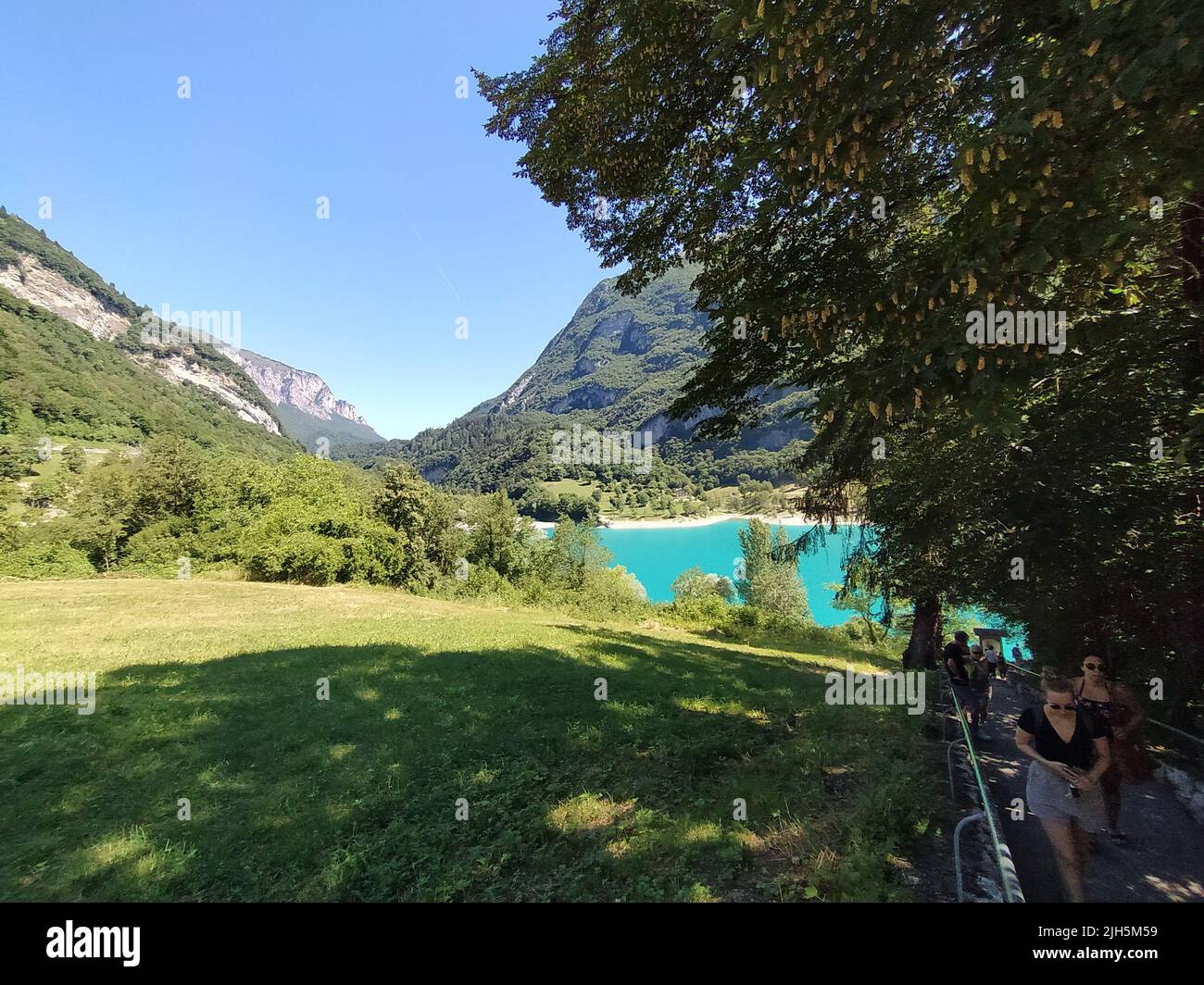 Tenno Lake in Trentino, Italy Stock Photo - Alamy