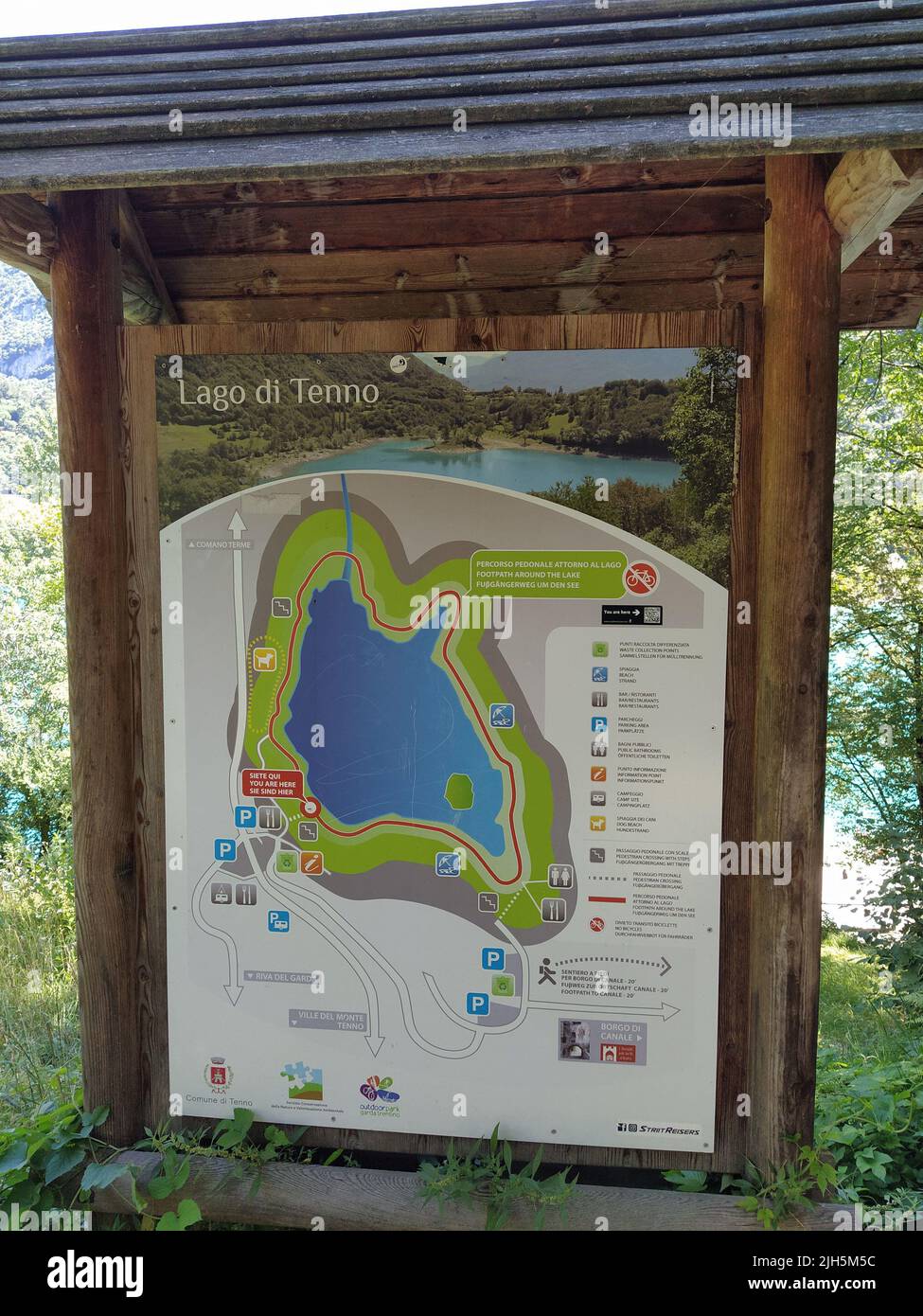 Tenno Lake in Trentino, Italy Stock Photo - Alamy