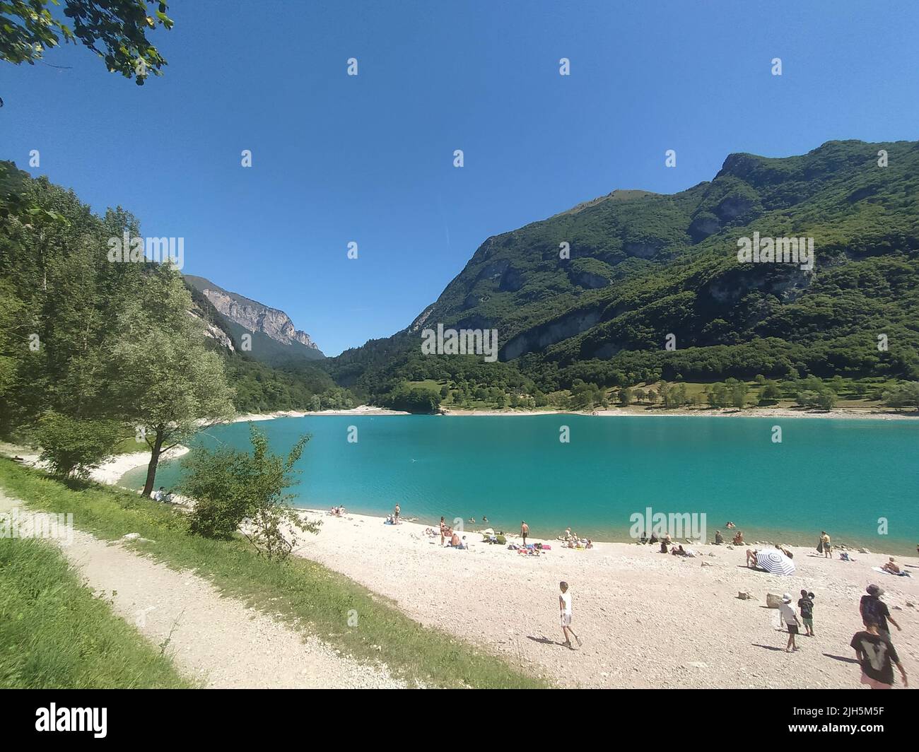 Tenno Lake in Trentino, Italy Stock Photo - Alamy