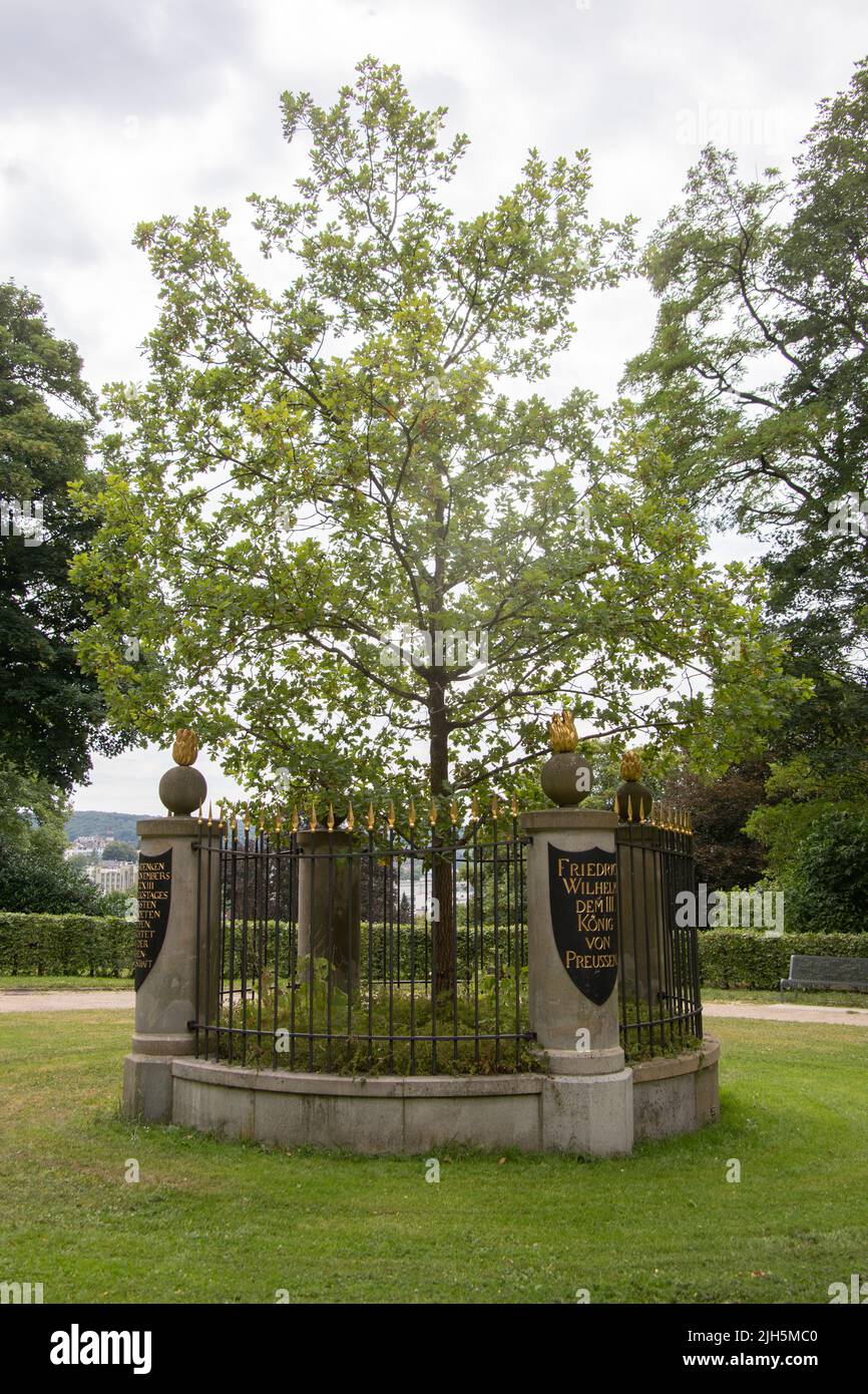 Three Emperors Monument in the City Park of Wuppertal Stock Photo - Alamy