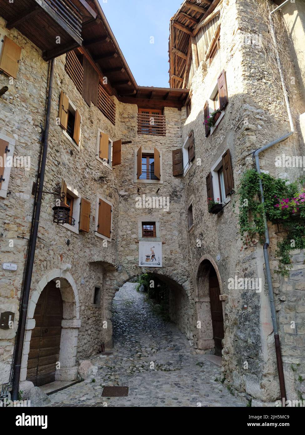 Canale di Tenno old village in Trentino, Italy Stock Photo - Alamy