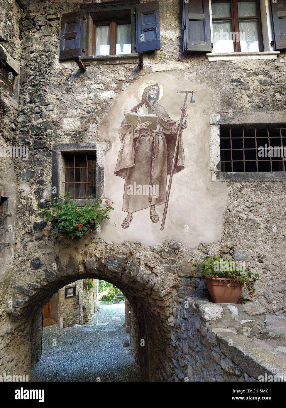 Canale di Tenno old village in Trentino, Italy Stock Photo - Alamy