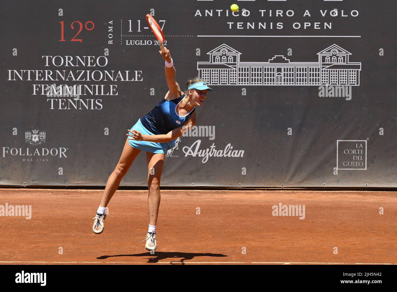 Rome, Italy. 15th July, 2022. Tara Wurth (CRO) vs Elina Avanesyan (RUS ...