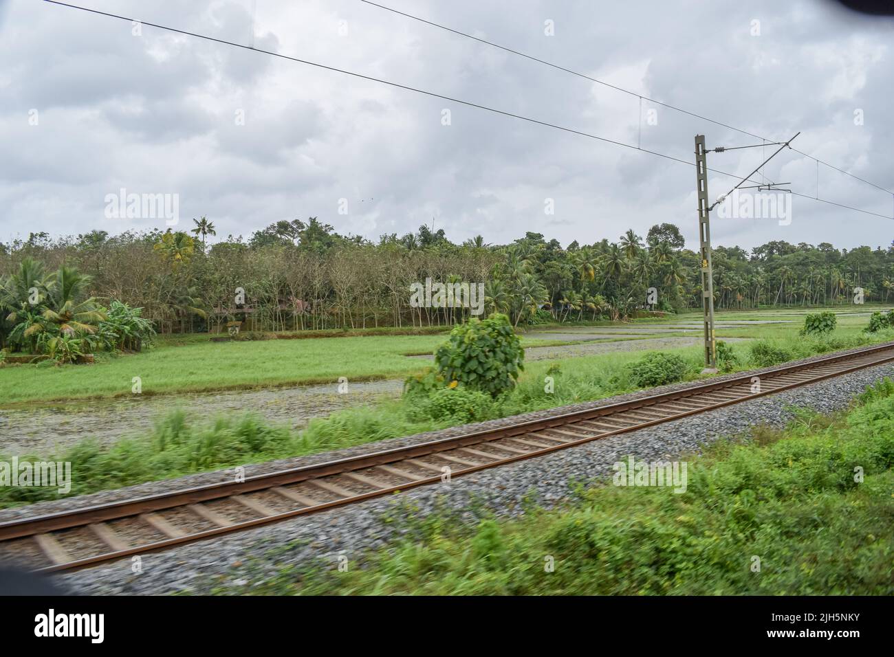 Indian railway scenery hi-res stock photography and images - Alamy